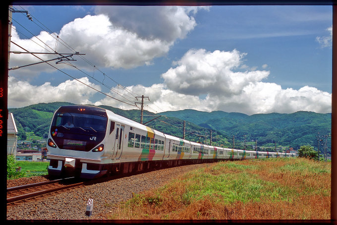 JR東日本E257系電車 あずさ クハE256-5 下諏訪駅 鉄道フォト・写真 by 丹波篠山さん | レイルラボ(RailLab)