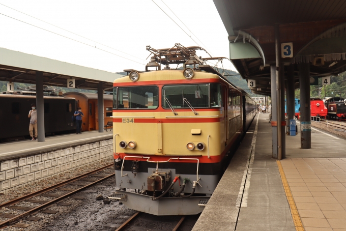 大井川鐵道 大井川鉄道E31形電気機関車 E34 千頭駅 鉄道フォト・写真 by 城國 燕さん | レイルラボ(RailLab)