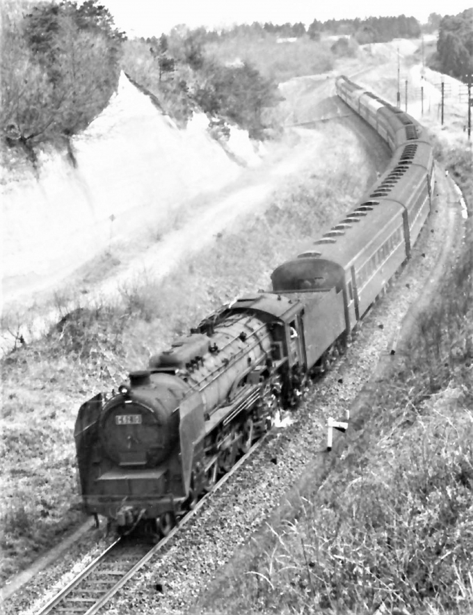 国鉄C62形蒸気機関車 C62 10 夜ノ森駅～大野駅間 鉄道フォト・写真 by 鉄道のお爺さんさん | レイルラボ(RailLab)