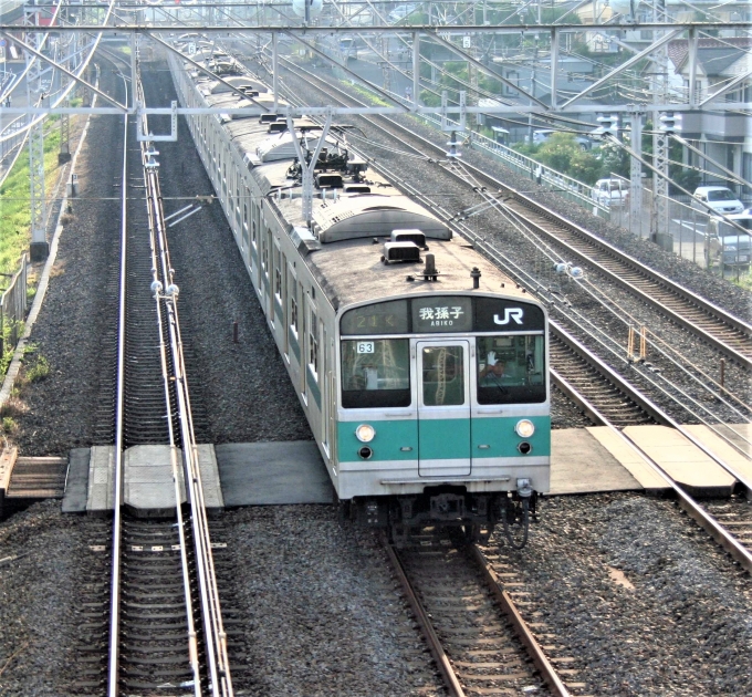 JR東日本 国鉄203系電車 クハ203-103 北小金駅～南柏駅間 鉄道フォト・写真 by 鉄道のお爺さんさん | レイルラボ(RailLab)