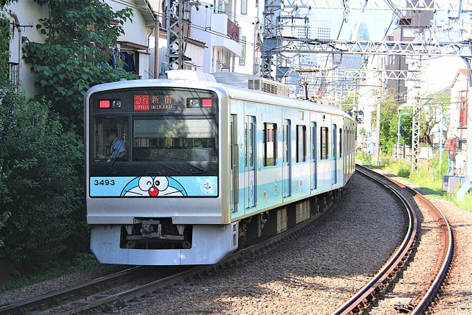 小田急電鉄 小田急3000形電車(2代) 3493 代々木八幡駅 鉄道フォト・写真 by 鉄道のお爺さんさん | レイルラボ(RailLab)