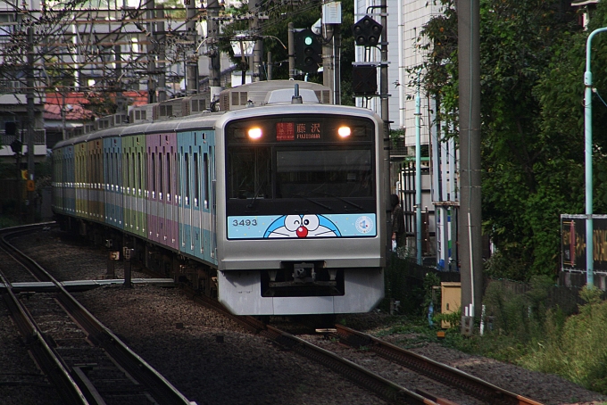 小田急電鉄 小田急3000形電車(2代) 3493 代々木八幡駅 鉄道フォト・写真 by 鉄道のお爺さんさん | レイルラボ(RailLab)