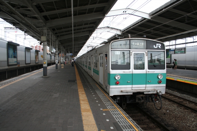 JR東日本 国鉄203系電車 クハ203-105 代々木上原駅 鉄道フォト・写真 by 鉄道のお爺さんさん | レイルラボ(RailLab)
