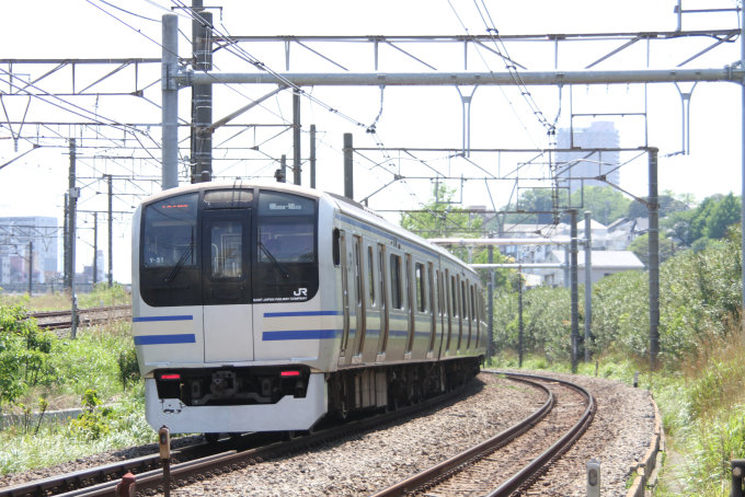JR東日本E217系電車 クハE217-31 鶴見駅～新子安駅間 鉄道フォト・写真 by 鉄道のお爺さんさん | レイルラボ(RailLab)