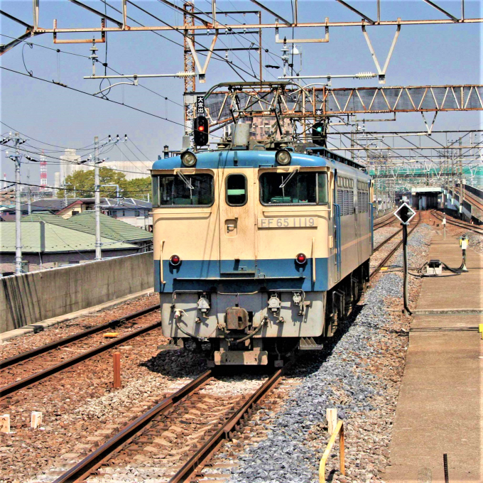 JR貨物 国鉄EF65形電気機関車 EF65 1119 西浦和駅 鉄道フォト・写真 by 鉄道のお爺さんさん | レイルラボ(RailLab)