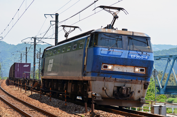 JR貨物EF200形電気機関車 EF200-4 有年駅 鉄道フォト・写真 by シーホース21さん | レイルラボ(RailLab)