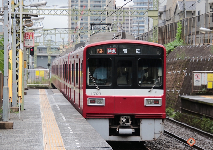 京急電鉄 京急1500形電車 1707 神奈川駅 鉄道フォト・写真 by たごさくさん | レイルラボ(RailLab)