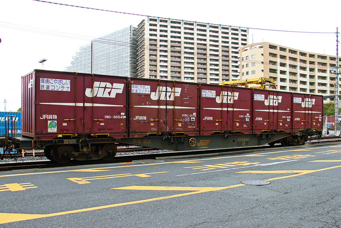 JR貨物コキ100系貨車 コキ104-213 隅田川 鉄道フォト・写真(拡大) by りんたろうさん | レイルラボ(RailLab)