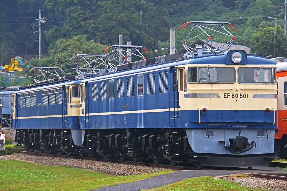 国鉄EF60形電気機関車 EF60 501 横川駅 (群馬県) 鉄道フォト・写真(拡大) by りんたろうさん | レイルラボ(RailLab)