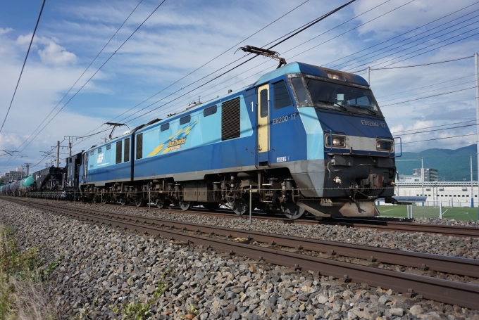JR貨物EH200形電気機関車 EH200-17 広丘駅 鉄道フォト・写真 by E4系P82編成さん | レイルラボ(RailLab)