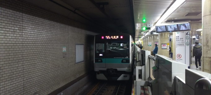 JR東日本E233系電車 クハE232-2017 北千住駅 (東京メトロ) 鉄道フォト・写真 by 新御茶ノ水さん | レイルラボ(RailLab)