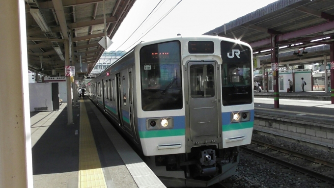 JR東日本 国鉄211系電車 塩尻駅 鉄道フォト・写真 by 宮ｵｵE257系 OM-92編成さん | レイルラボ(RailLab)
