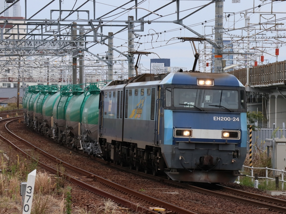 JR貨物EH200形電気機関車 EH200-24 枇杷島駅 (JR) 鉄道フォト・写真(拡大) by Yの人さん | レイルラボ(RailLab)