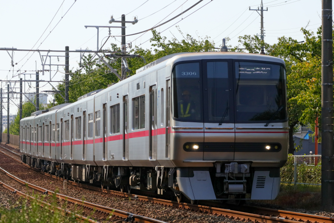 名古屋鉄道 名鉄3300系電車(3代) 3306 矢田駅 (愛知県) 鉄道フォト・写真 by Yの人さん | レイルラボ(RailLab)