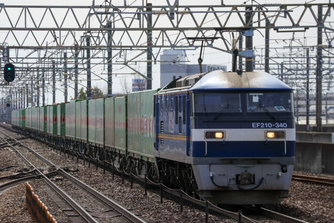 JR貨物EF210形電気機関車 EF210-340 尾張一宮駅 鉄道フォト・写真 by Yの人さん | レイルラボ(RailLab)