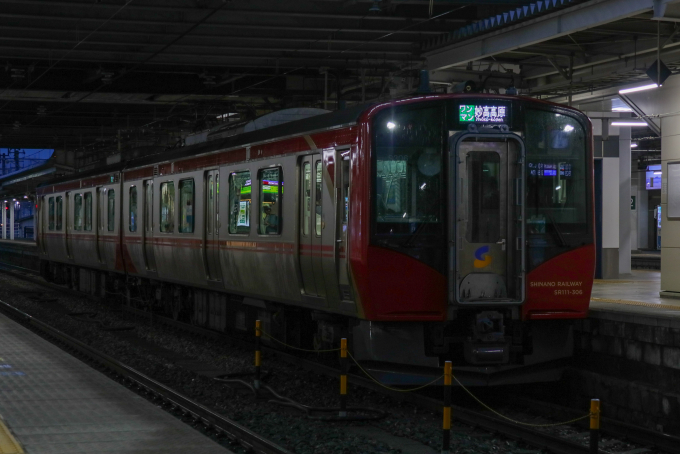 しなの鉄道SR1系電車 クモハSR111-306 長野駅 (しなの鉄道) 鉄道フォト・写真 by Yの人さん | レイルラボ(RailLab)