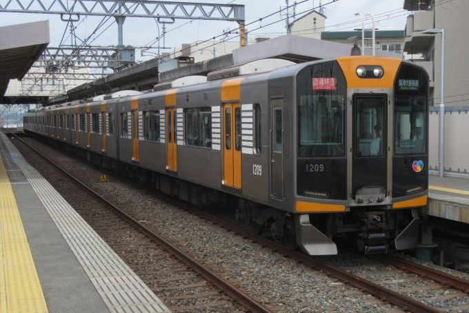 阪神電鉄 阪神1000系電車 1209 魚崎駅 (阪神) 鉄道フォト・写真 by かいそうしゃさん | レイルラボ(RailLab)