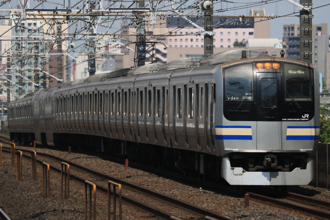JR東日本E217系電車 クハE217-34 本八幡駅 (JR) 鉄道フォト・写真 by Silence-Suzumeさん | レイルラボ(RailLab)