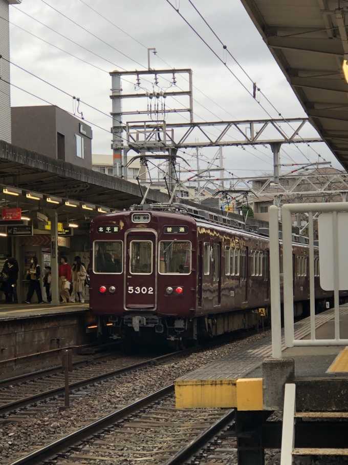 阪急電鉄 阪急5300系電車 5302 千里山駅 鉄道フォト・写真 by 猫太郎さん | レイルラボ(RailLab)