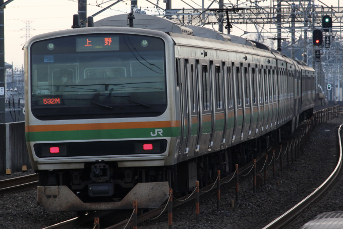 JR東日本E231系電車 クハE231-6042 古河駅 鉄道フォト・写真 by 常磐線民さん | レイルラボ(RailLab)