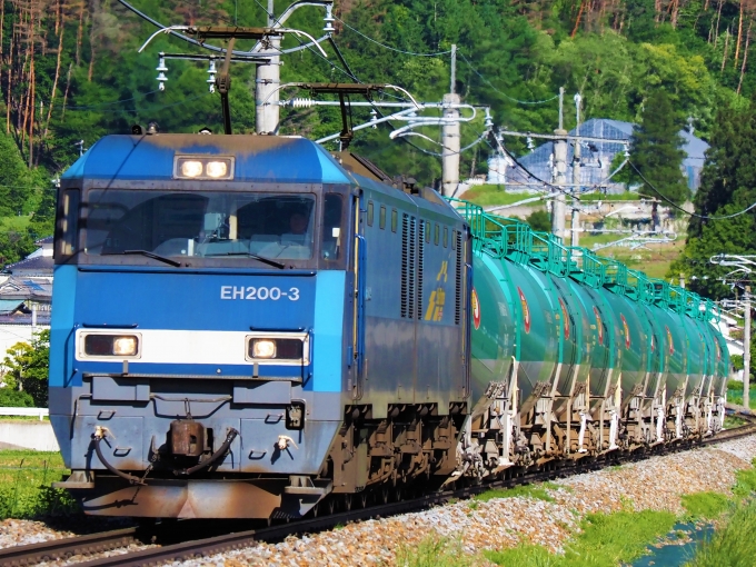 JR貨物EH200形電気機関車 EH200-3 冠着駅 鉄道フォト・写真 by 長ナノさん | レイルラボ(RailLab)