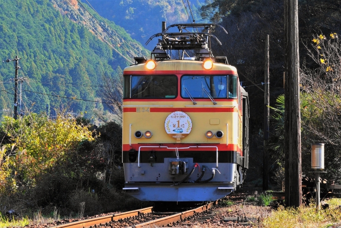 大井川鐵道 大井川鉄道E31形電気機関車 EL急行川根路一号 E34 川根温泉笹間渡驛 鉄道フォト・写真 by yoshiboさん | レイルラボ(RailLab)