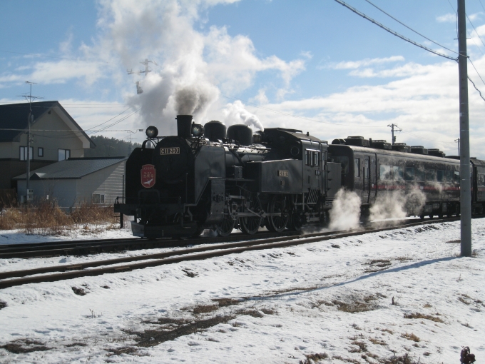 JR北海道 国鉄C11形蒸気機関車 SL冬の湿原号 C11 207 標茶駅 鉄道フォト・写真 by abikoshiyさん | レイルラボ ...