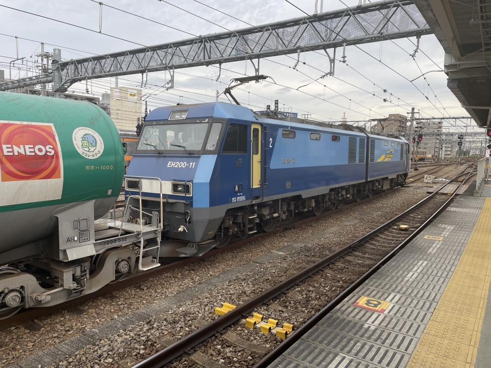 JR貨物EH200形電気機関車 EH200-11 八王子駅 鉄道フォト・写真(拡大) by abikoshiyさん | レイルラボ(RailLab)
