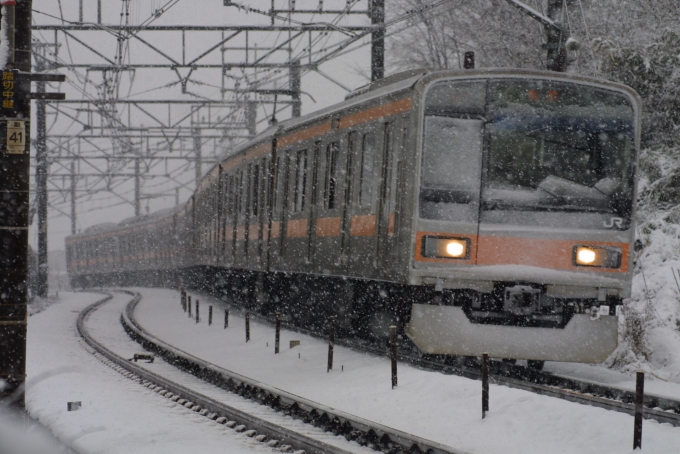JR東日本209系電車 クハ208-1001 豊田駅 鉄道フォト・写真 by 4371さん | レイルラボ(RailLab)