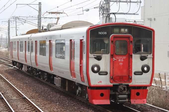 JR九州815系電車 クモハ815-6 新八代駅 鉄道フォト・写真 by スーパーシロワニさん | レイルラボ(RailLab)