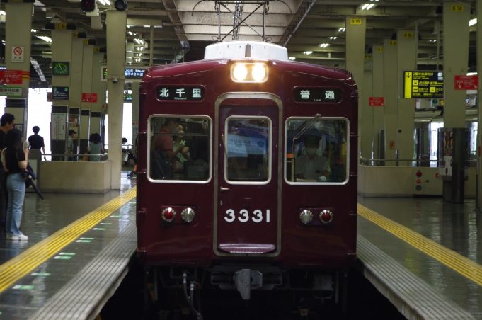 阪急電鉄 阪急3300系電車 3331 大阪梅田駅 (阪急) 鉄道フォト・写真 by I love 阪急電車さん | レイルラボ(RailLab)