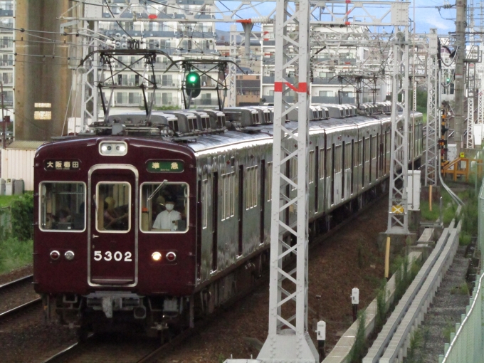 阪急電鉄 阪急5300系電車 5302 南茨木駅 (阪急 ) 鉄道フォト・写真 by I love 阪急電車さん | レイルラボ(RailLab)