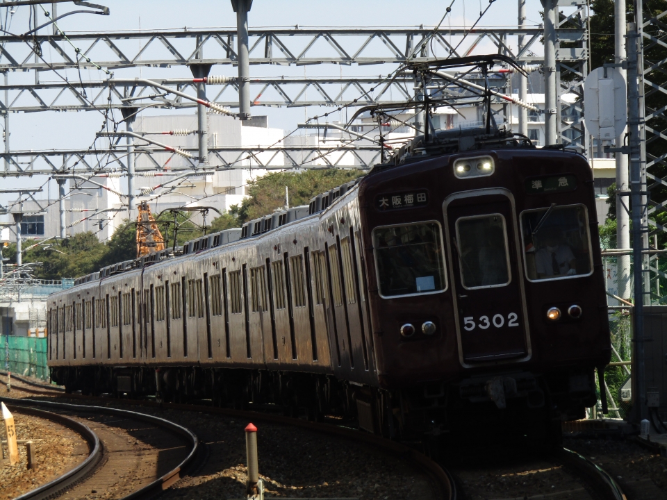 阪急電鉄 阪急5300系電車 5302 南方駅 (大阪府) 鉄道フォト・写真(拡大) by I love 阪急電車さん | レイルラボ ...