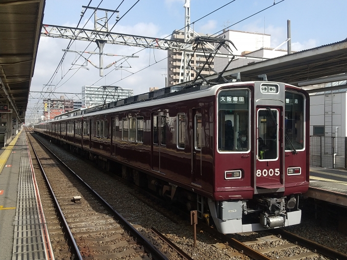 阪急電鉄 阪急8000系電車 8005 庄内駅 (大阪府) 鉄道フォト・写真 by I love 阪急電車さん | レイルラボ(RailLab)