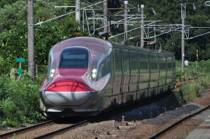 JR東日本 E6系新幹線電車 こまち E611-21 大張野駅 鉄道フォト・写真 by ABEさん | レイルラボ(RailLab)