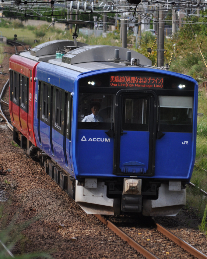 JR東日本EV-E801系電車 EV-E800-2 土崎駅 鉄道フォト・写真 by ABEさん | レイルラボ(RailLab)