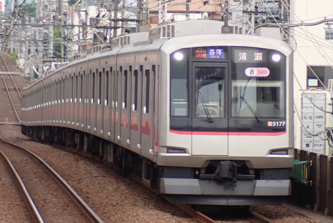 東急電鉄 東急5000系電車 5177 都立大学駅 鉄道フォト・写真 by Shibaさん | レイルラボ(RailLab)