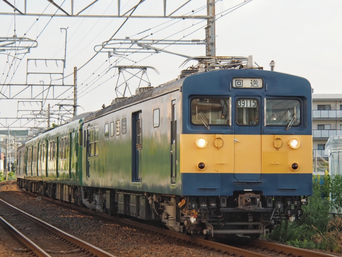 JR西日本 国鉄145系電車 クモヤ145-1009 115系R1 クモヤ145-1104 伊丹~猪名寺 鉄道フォト・写真 by FM ...