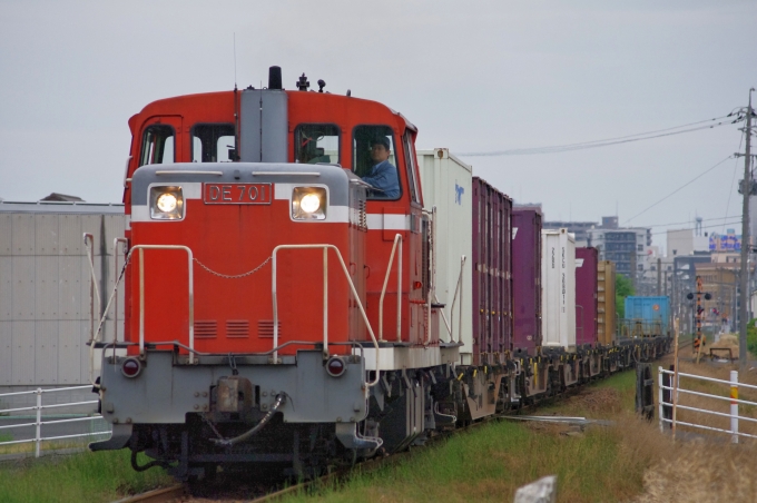水島臨海鉄道DE70形ディーゼル機関車 DE701 球場前駅 (岡山県) 鉄道フォト・写真 by FM-805Dさん | レイルラボ(RailLab)