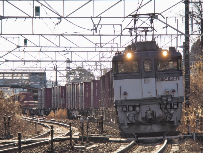 JR貨物 国鉄EF64形電気機関車 EF64-1027 釜戸駅 鉄道フォト・写真 by FM-805Dさん | レイルラボ(RailLab)