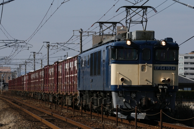 JR貨物 国鉄EF64形電気機関車 EF64-1034 中庄駅 鉄道フォト・写真 by S V Oさん | レイルラボ(RailLab)