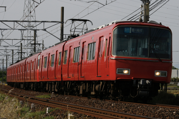 名古屋鉄道 名鉄6000系電車 6811 島氏永駅 鉄道フォト・写真 by S V Oさん | レイルラボ(RailLab)