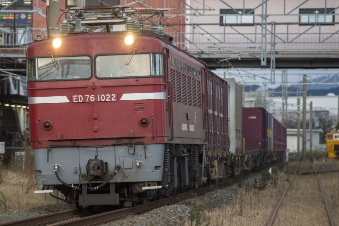 JR貨物 国鉄ED76形電気機関車 ED76-1022 古賀駅 鉄道フォト・写真 by やちさん | レイルラボ(RailLab)