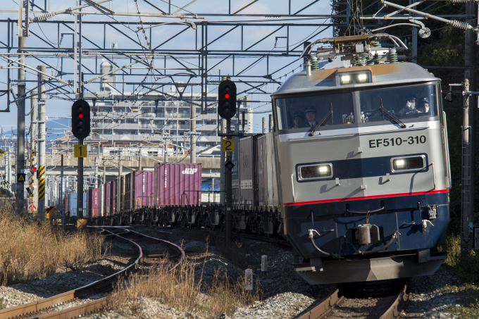 JR貨物 EF510形電気機関車 EF510-310 福工大前駅 鉄道フォト・写真 by やちさん | レイルラボ(RailLab)