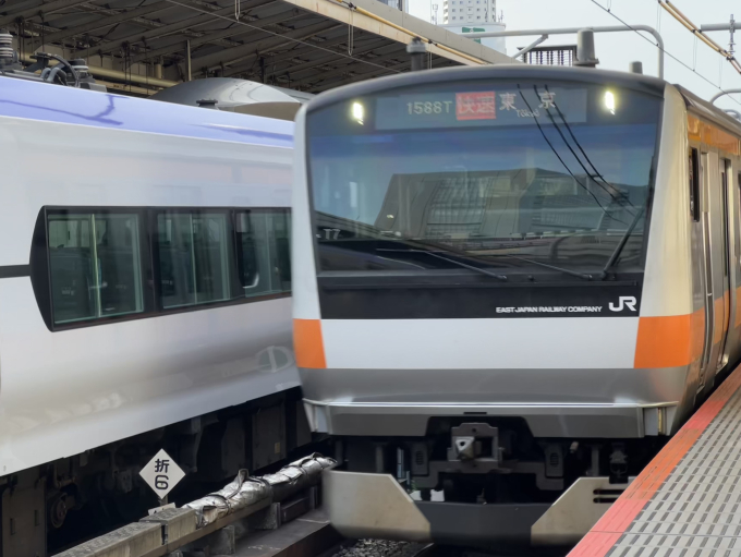 JR東日本E233系電車 クハE233-7 新宿駅 (JR) 鉄道フォト・写真 by ハラユカ。さん | レイルラボ(RailLab)