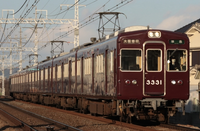 阪急電鉄 3331 3331 南茨木駅 (阪急 ) 鉄道フォト・写真 by HK8332Fさん | レイルラボ(RailLab)