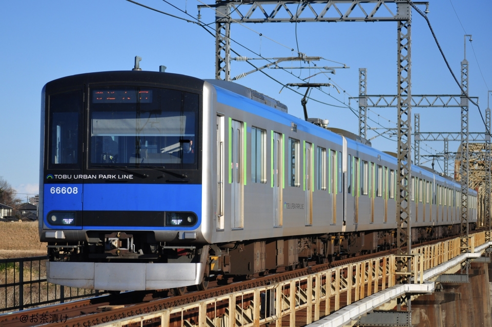 東武鉄道 東武60000系電車 66608 野田線 鉄道フォト・写真(拡大) by お茶漬けさん | レイルラボ(RailLab)