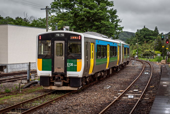 JR東日本キハE130系気動車 キハE130-104 久留里駅 鉄道フォト・写真 by seeeeeraさん | レイルラボ(RailLab)
