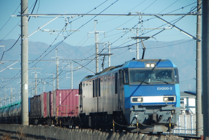 JR貨物EH200形電気機関車 EH200-2 石和温泉駅 鉄道フォト・写真 by Tetsuotaさん | レイルラボ(RailLab)