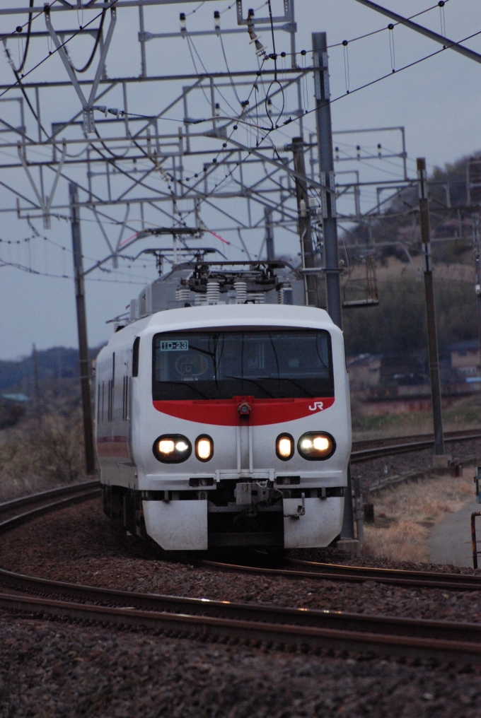 JR東日本E491系電車 クヤE490-1 物井駅 鉄道フォト・写真 by Tetsuotaさん | レイルラボ(RailLab)